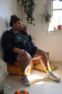 Mae Shorts in Organic Brushed Cotton | Connally Goods - Connally Goods